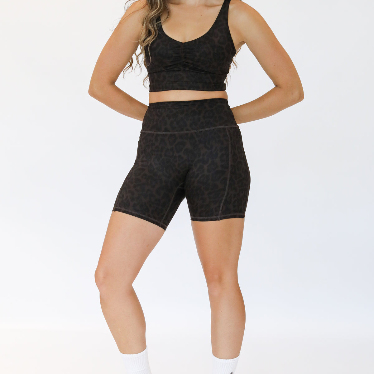 Skin Glide Shorts (6 in. inseam) - Cocoa Leopard – Senita Athletics