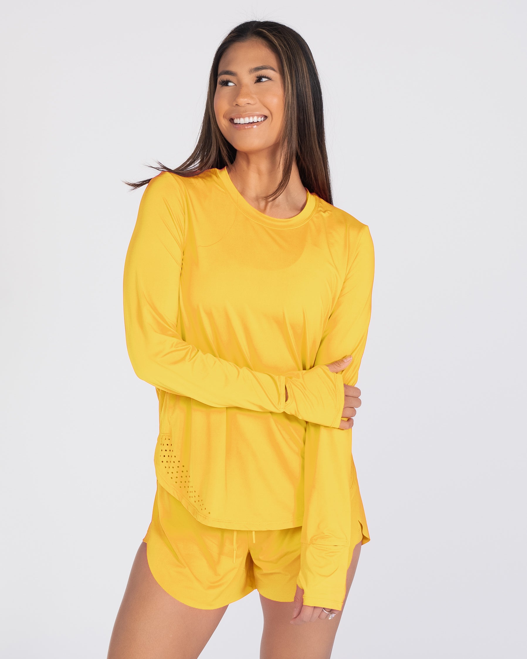 Sunny Days UPF Long Sleeve - Sunbeam – Senita Athletics