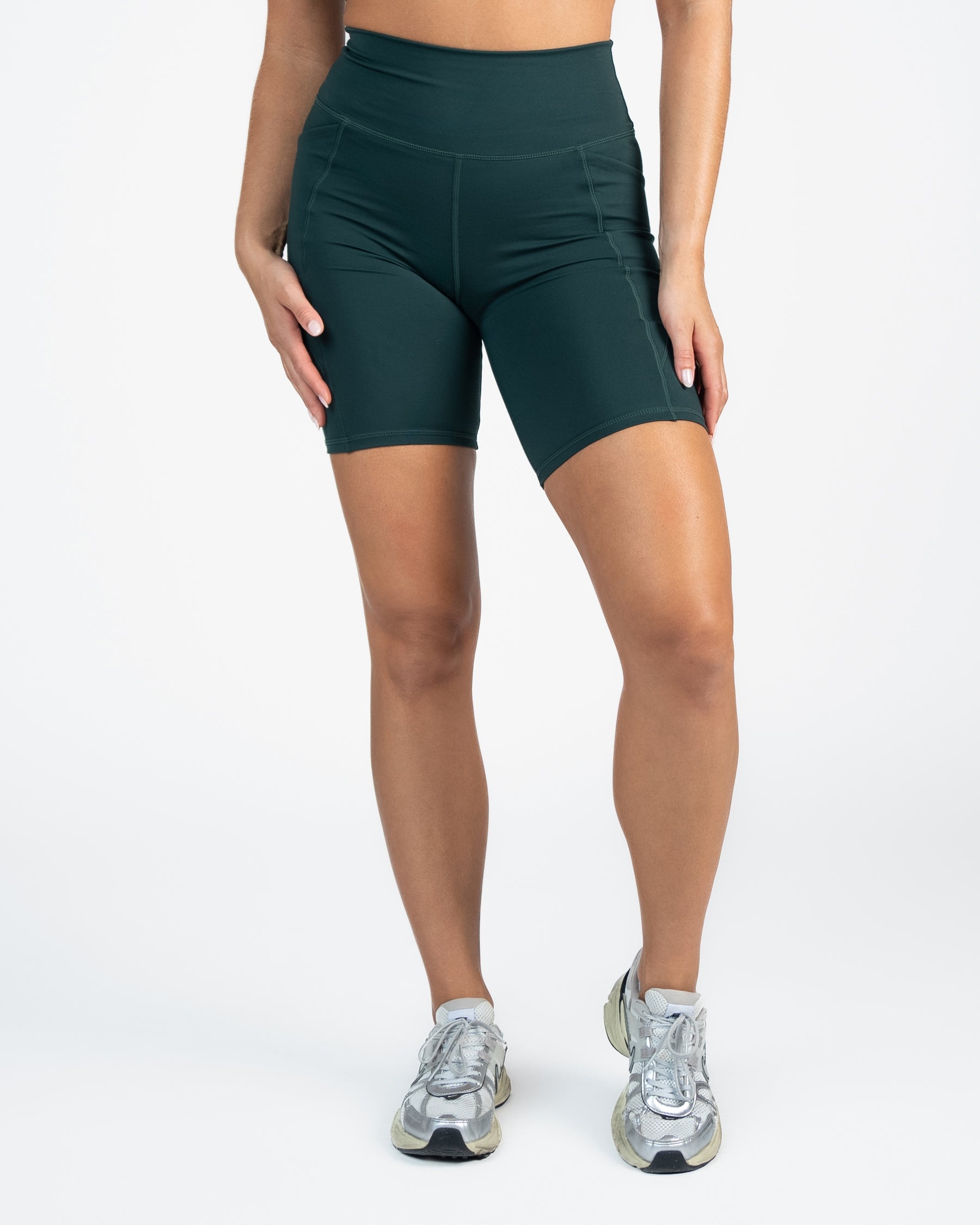 Skin Biker Shorts (8 in. inseam) - Juniper - XS & S ONLY - FINAL SALE ...
