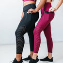 Lux Denali Laser Cut Capris - Black – Senita Athletics